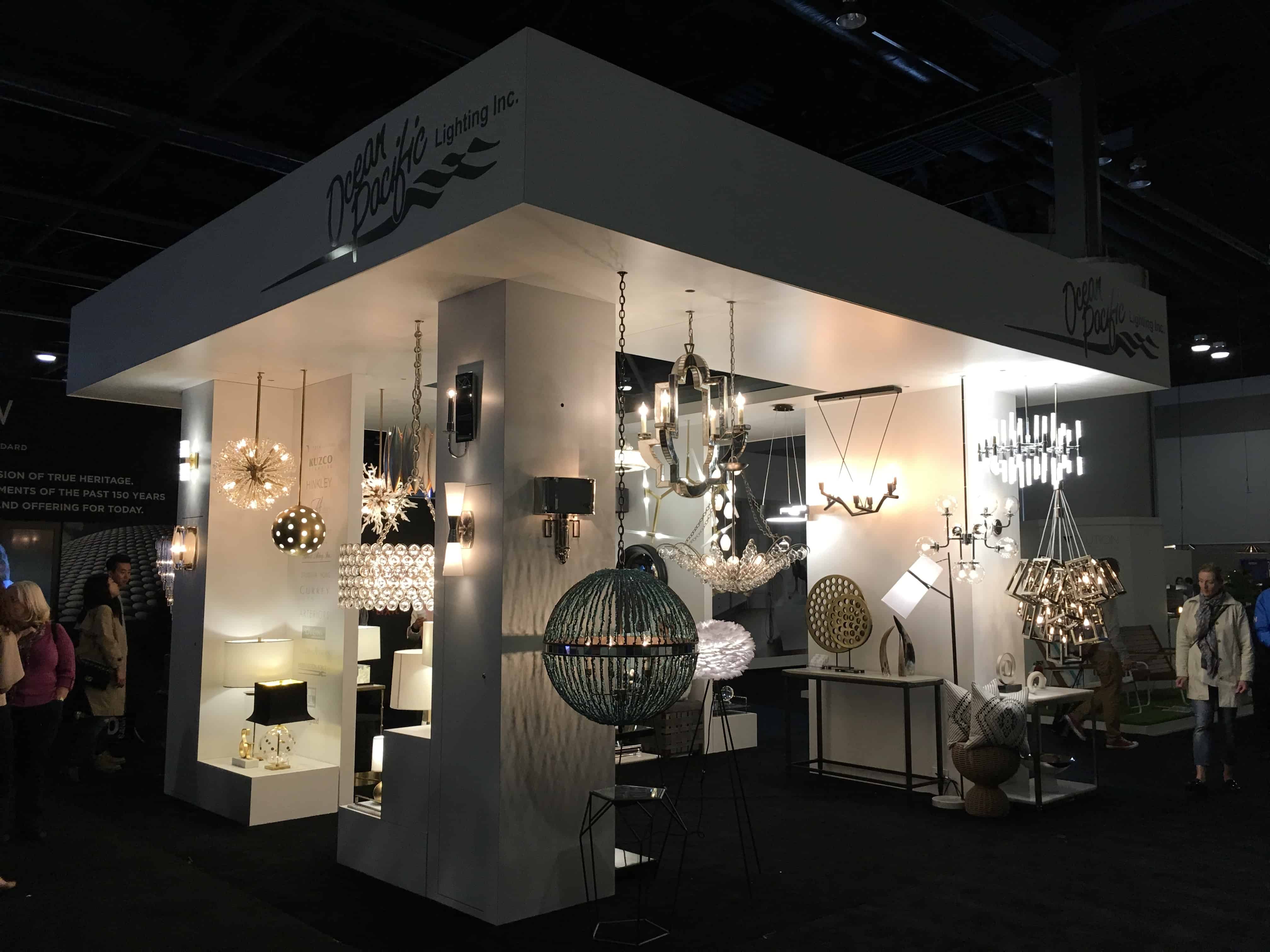 Ocean Pacific Lighting Custom millwork Exhibit at Interior Design Show ...