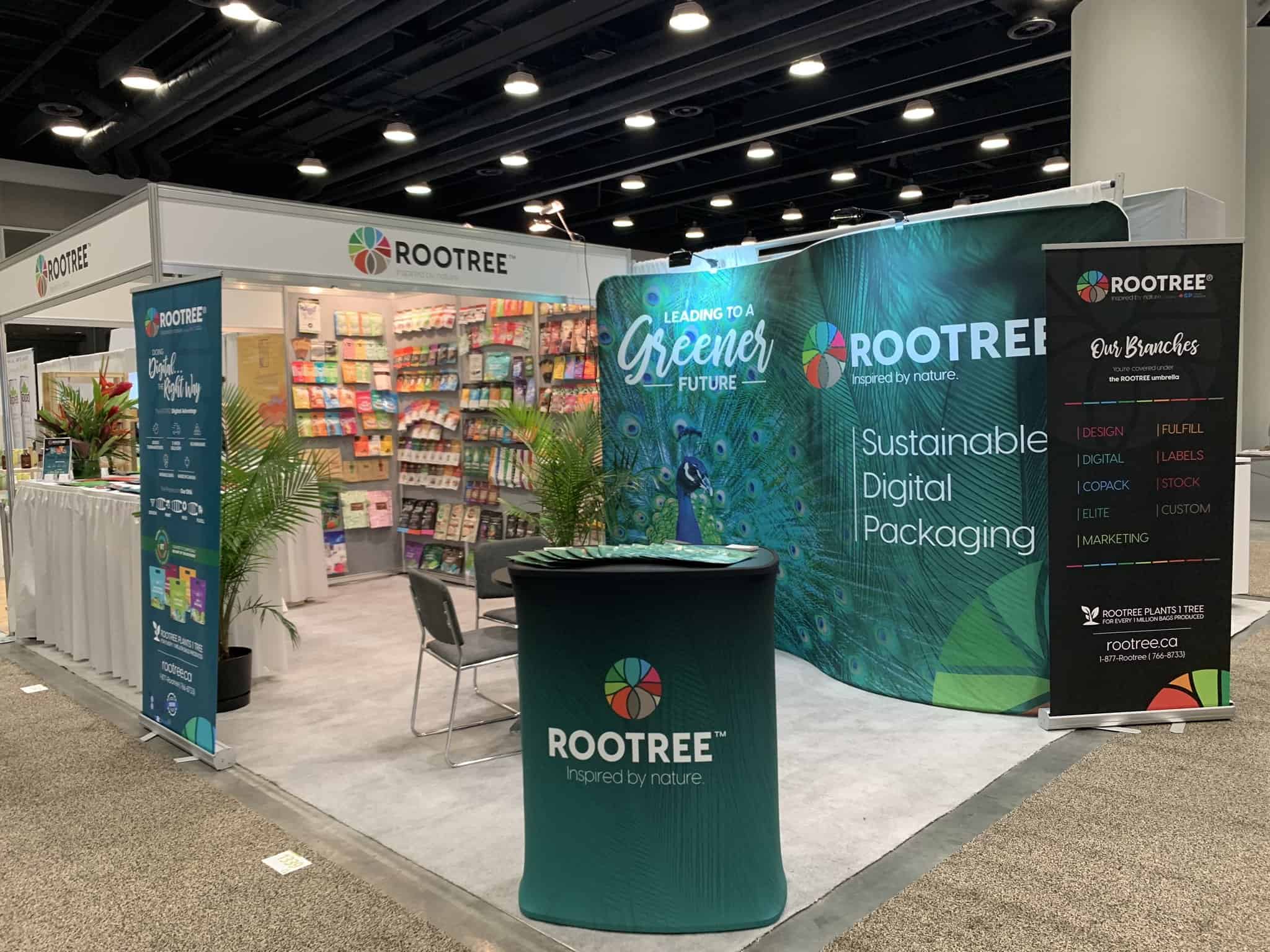 Rootree Display at CHFA West Vancouver Convention Centre 2019 | CoMotion Exhibits Events Inc